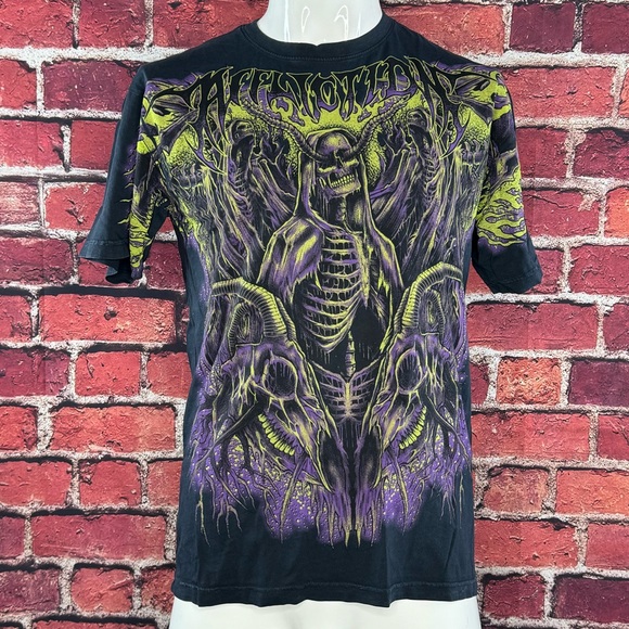 Affliction | Shirts | Affliction Mens Short Sleeve Graphic Tshirt ...